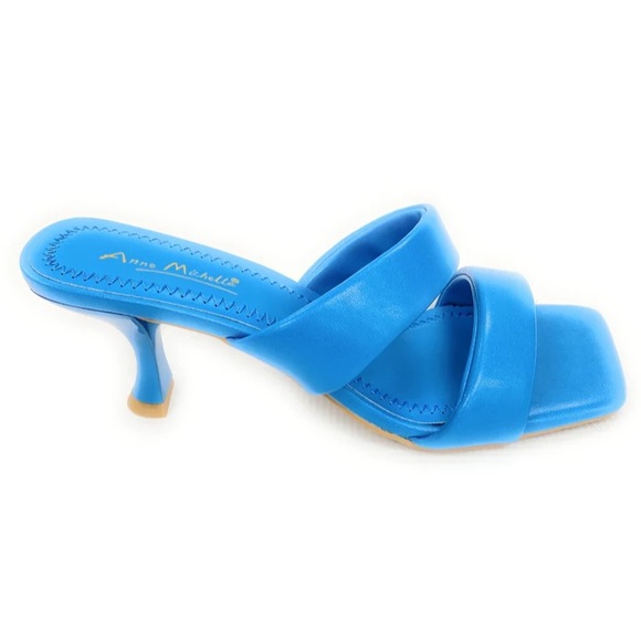 Anne Michelle | Shoes | Anne Michelle Women Kitten Heel Slip On Faux ...